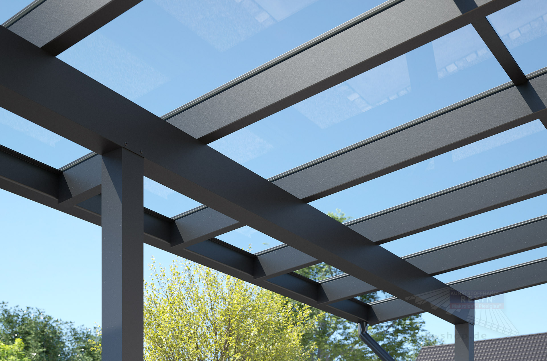 Terraclassic Alu Terrassenüberdachung 5m X 4m Vsg Vorbereitung Terrasse De